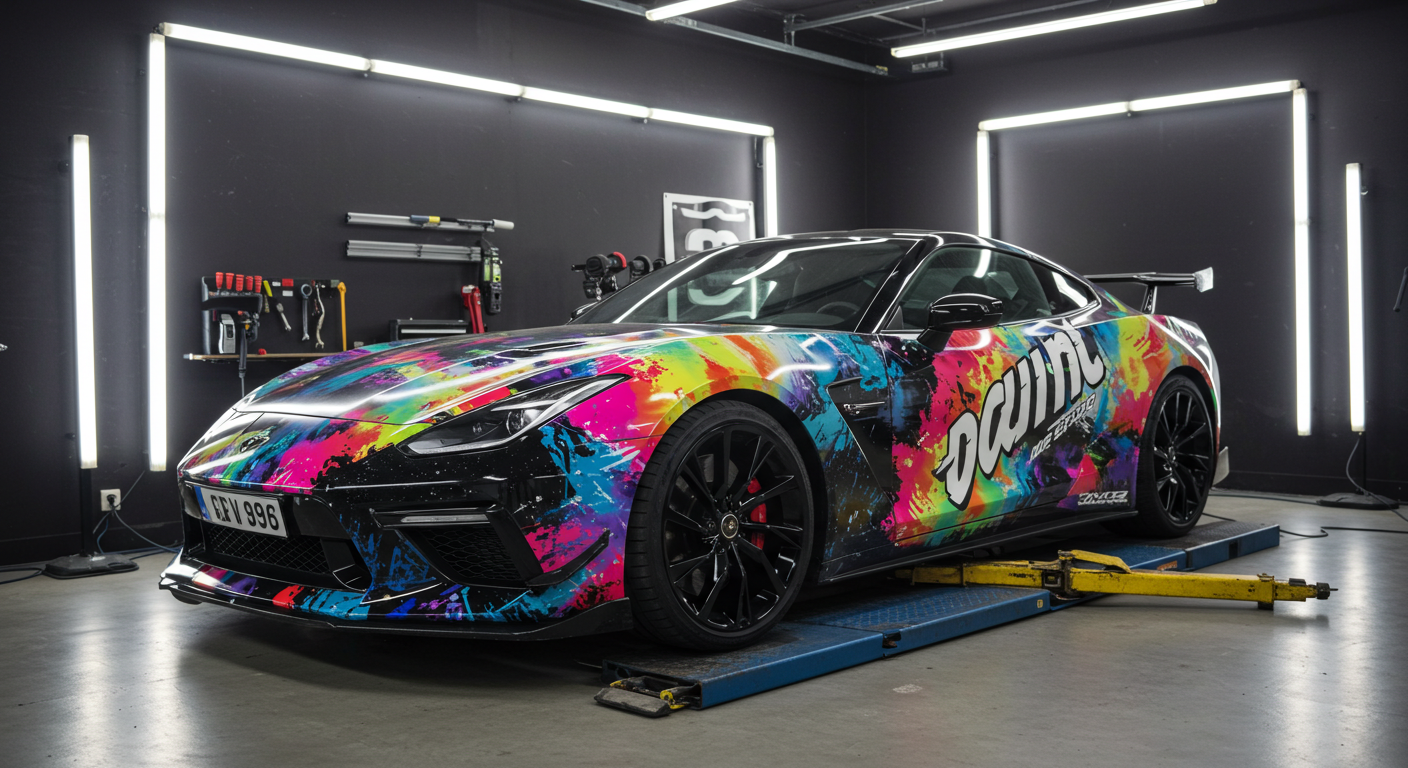 Transform your ride: unique custom car wrap designs